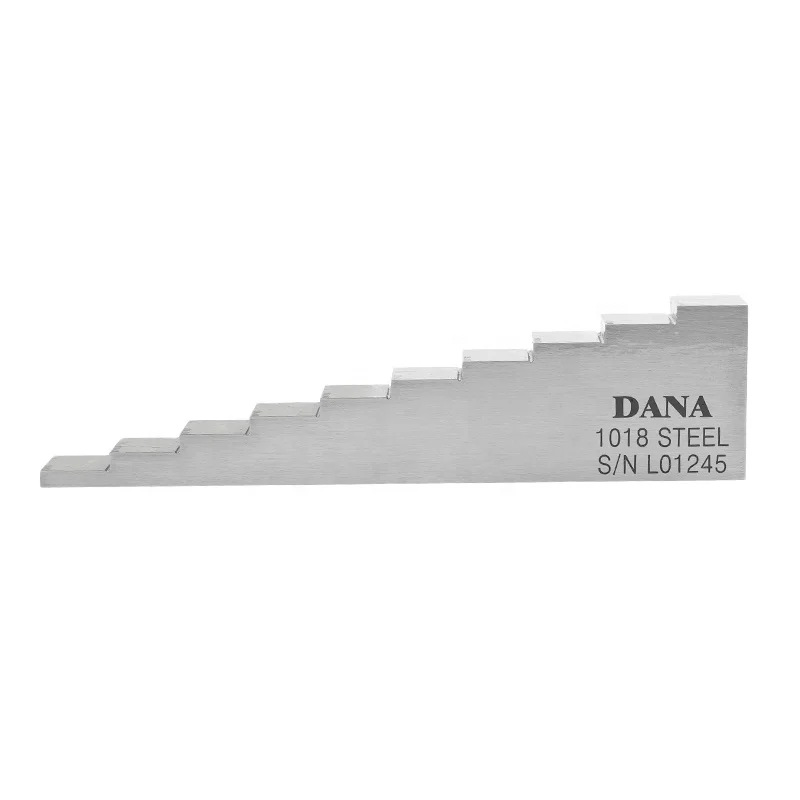Dana 10 Steps Ultrasonic Thickness Measurement Calibration Block 1018 ...