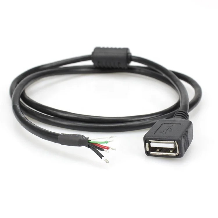 Factory Oem Usb Female Cable Standard Usb 2.0 Data Female To Open Wire ...