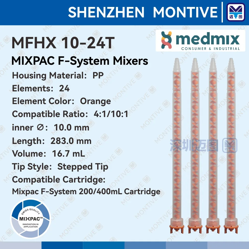 Mfhx10-24t Sulzer Mixpac Original Mixer Is Suitable For 200/400mlab ...