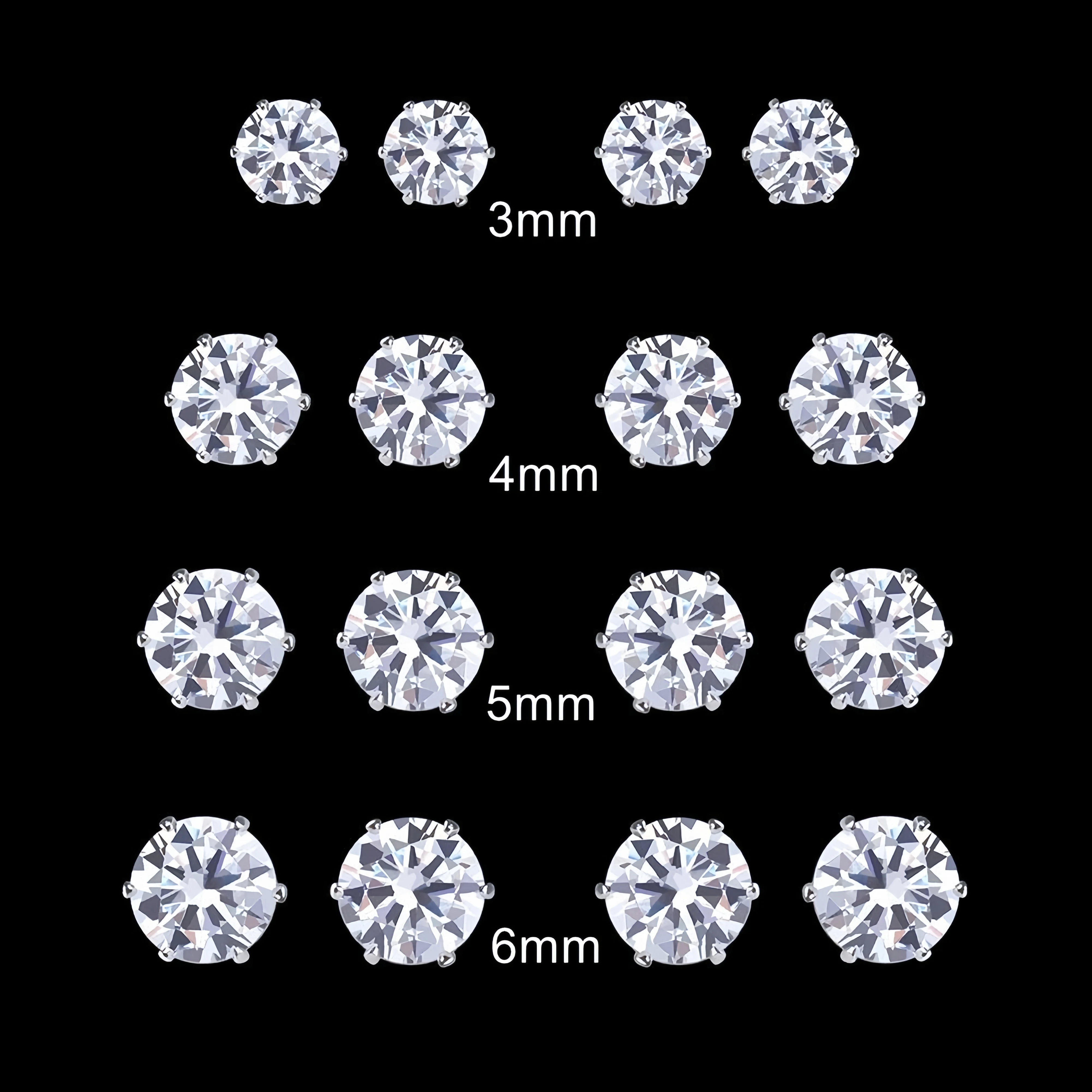 Wholesale High Quality Round Cut D Color VVS Loose Moissanite Stone ...