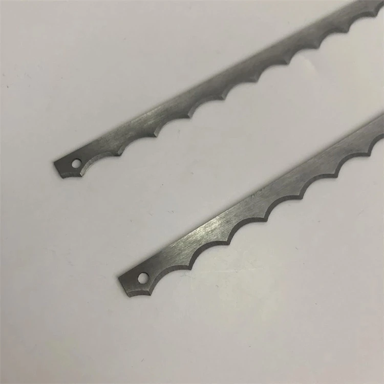 China Manufacture Customized Size Serrated Packing Blade Wave Form ...