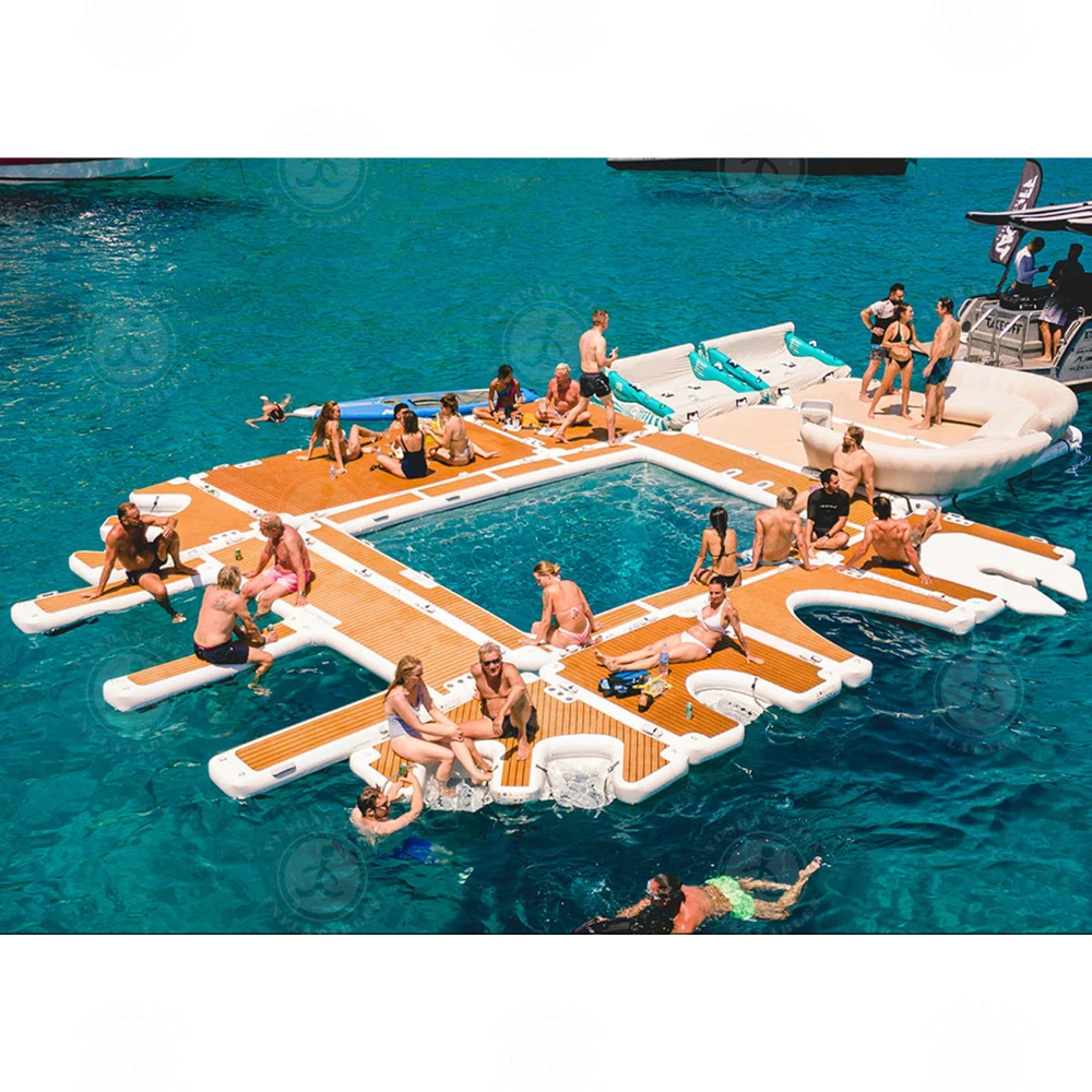 Ejia Inflatable Floating Dock - Water Entertainment Platform
