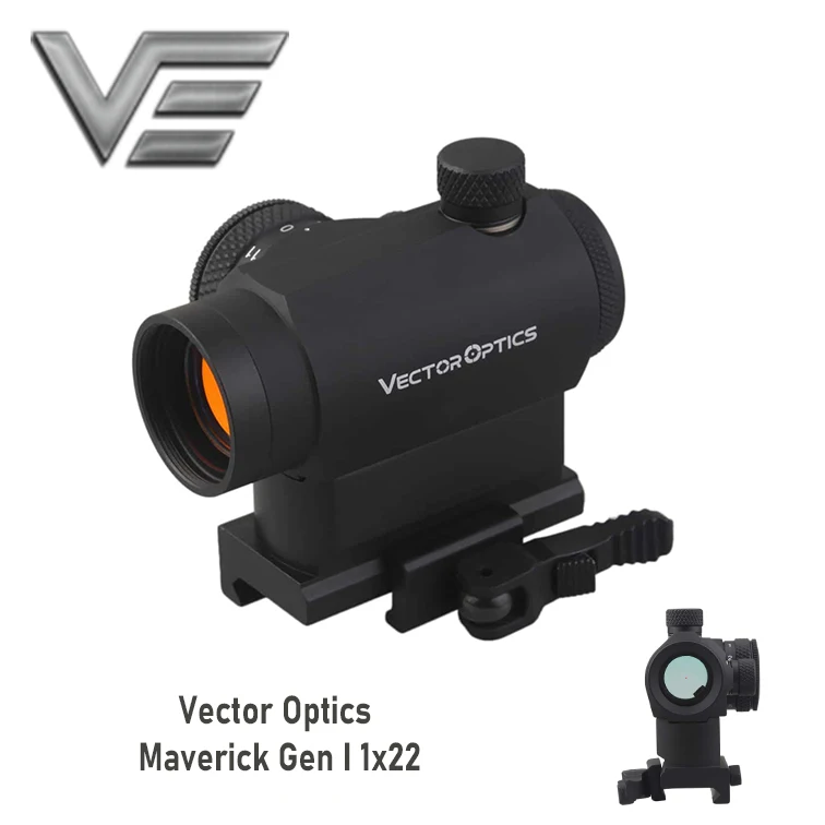 Vector Optics Maverick 1x22 Red Dot Sights With 20mm Quick Release High ...