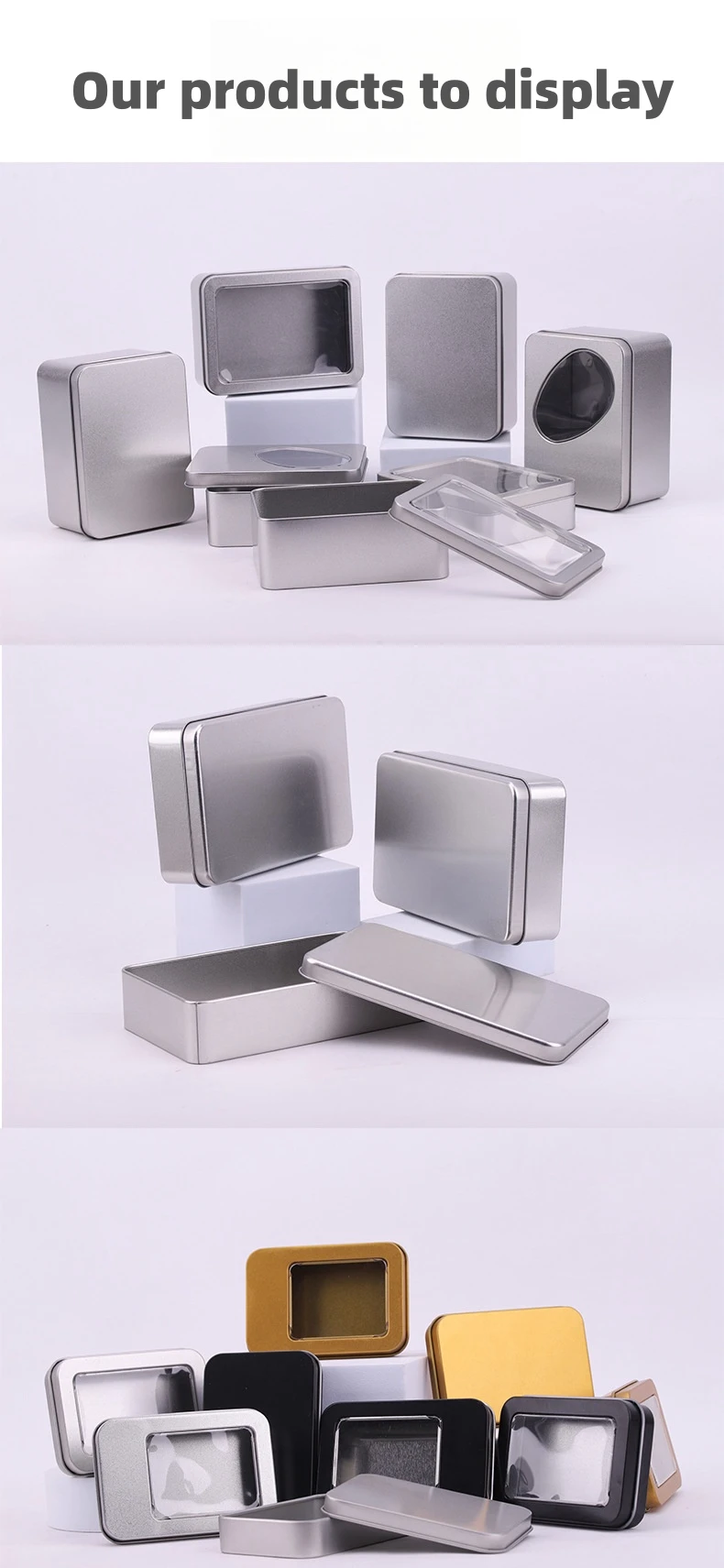 Custom Printed Square Metal Chocolate Tin Box Tea Box Gift Box - Buy ...