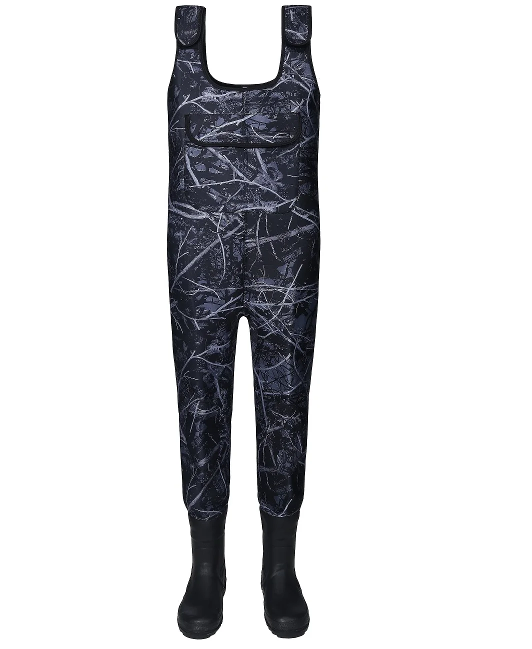 Lywish 100% Waterproof 4mm Neoprene Fly Fishing Waders For Men Chest ...