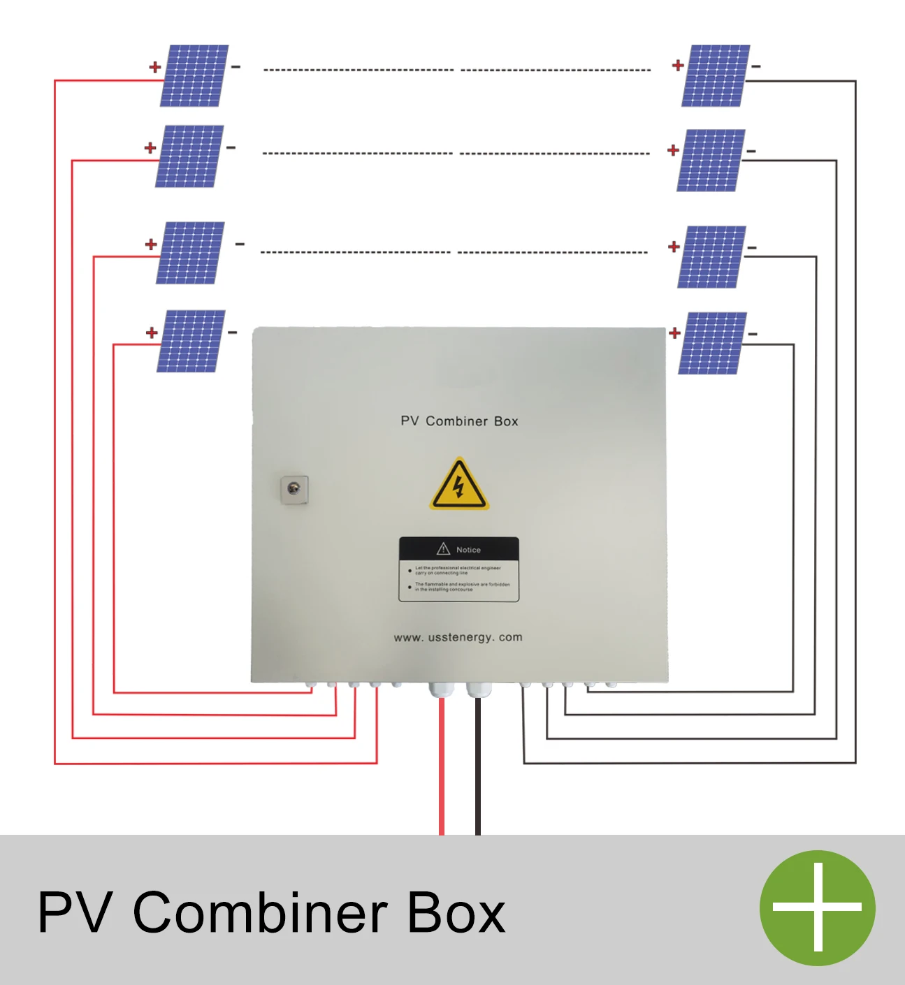 4 Way Junction Box Pv Combiner Box With 4 Strings - Buy 4 Way Junction ...