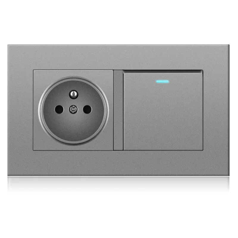 French EU Standard Wall Socket & Switch - Professional Quality