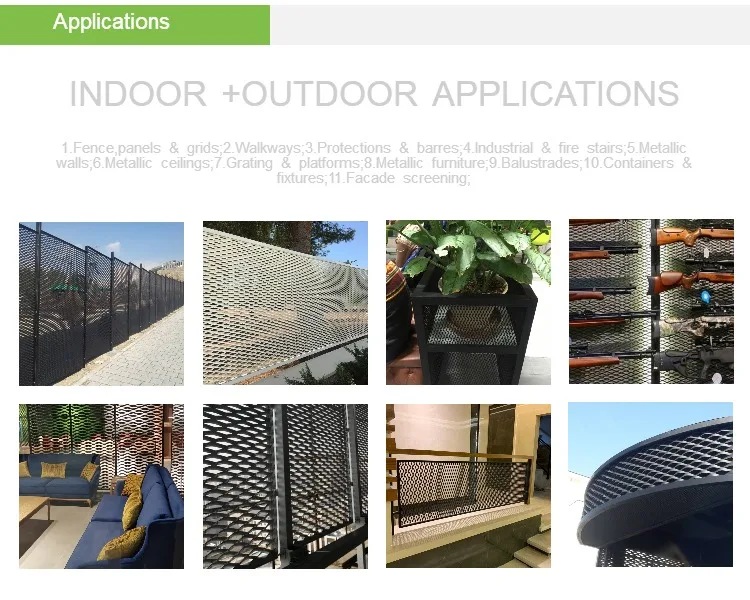 All Size Aluminum Expanded Metal Grid Mesh For Curtain Wall And ...