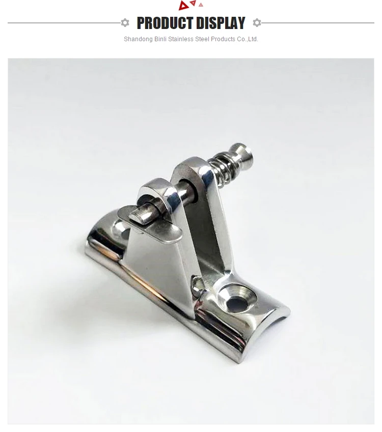 Marine Grade Bimini Top Quick Release Stainless Steel Deck Hinge ...