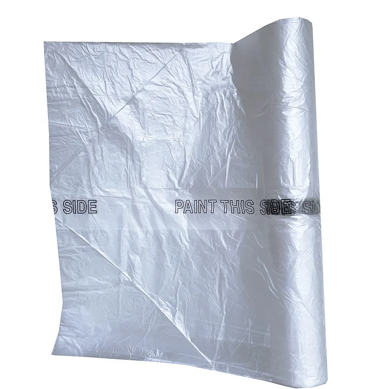 Car Paint Plastic Masking Film Roll - Buy Protective Spray Plastic Film ...