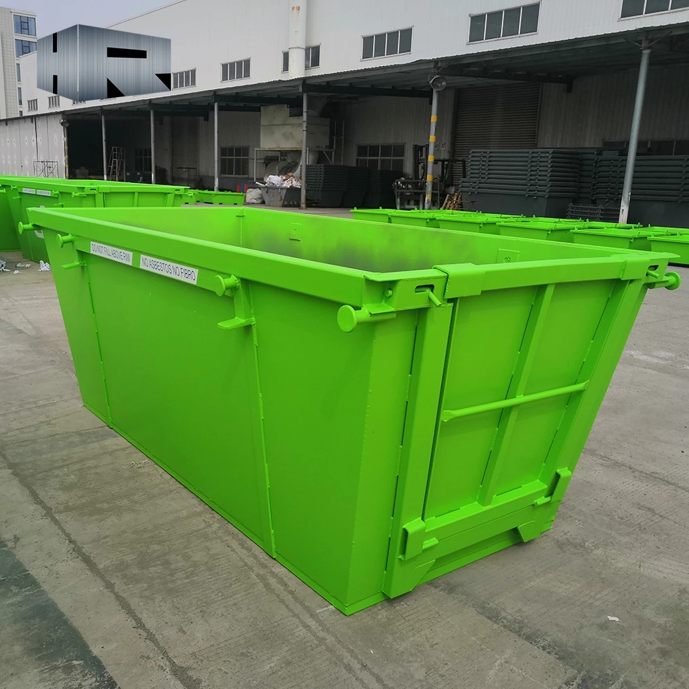 2m Australia Type Stackable Recycled Skip Bin With Door - Buy Garbage ...