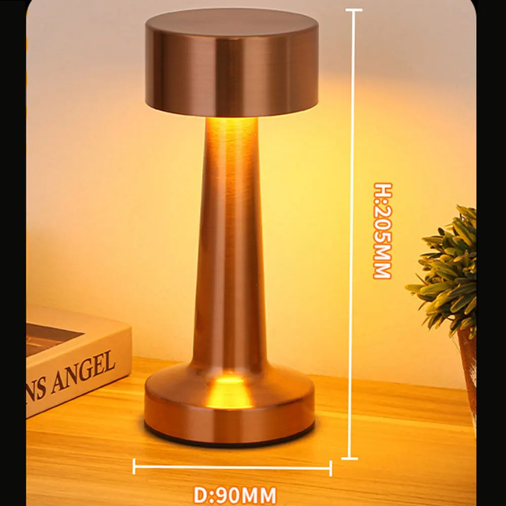TAIKOO LED Table Lamp - Adjustable Brightness & USB Charge