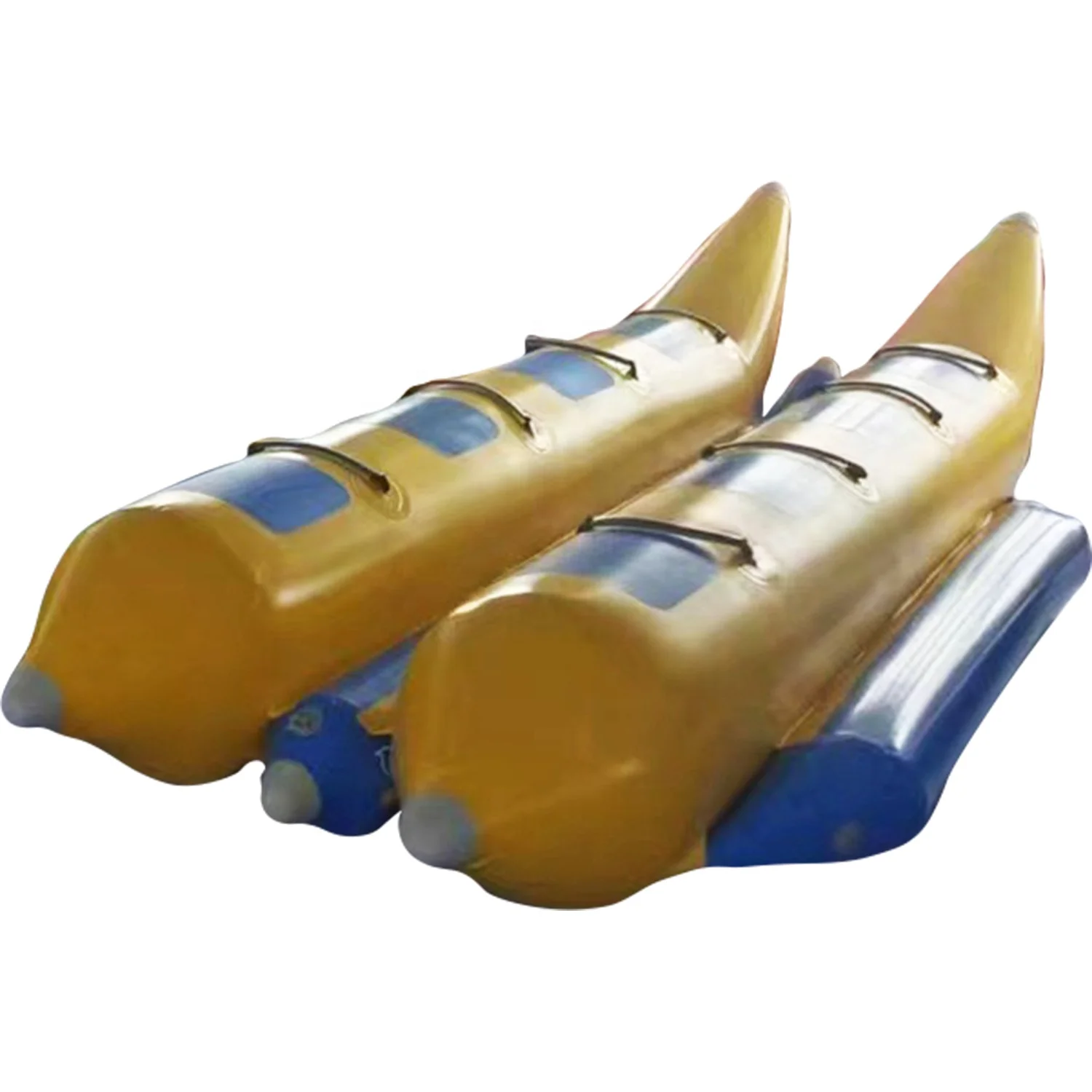2 Tubes Inflatable Banana Boat for Water Sports & Custom OEM