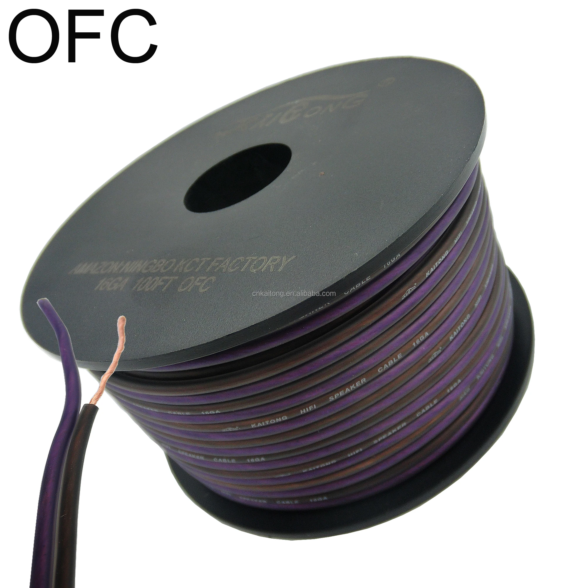 SINUSLIVE 16 Gauge Speaker Wire - Flexible, Transparent Cable