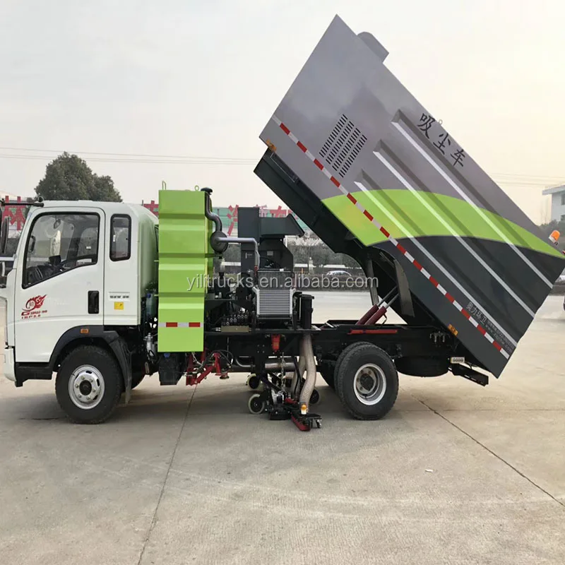 Japanese ELF 4x2 Small 3000L Water 2000L Dust Tank Road Sweeper Truck ...