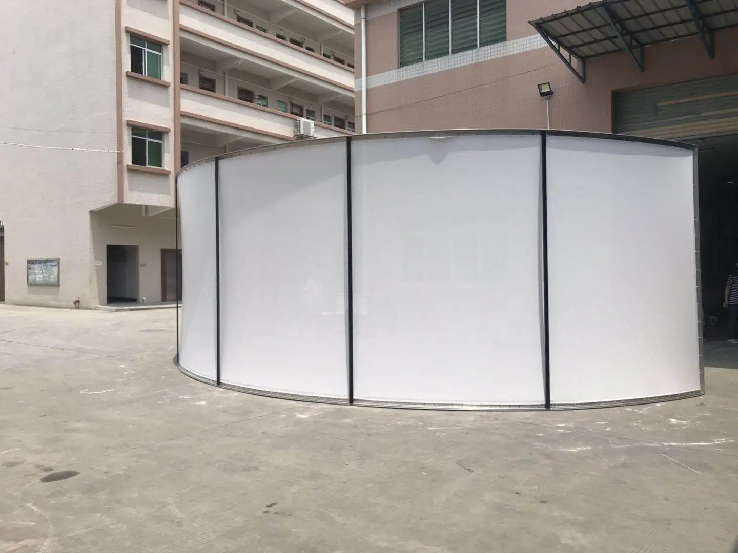 Telon Oem Produce Hd Projector Screen Front Projection Curved ...