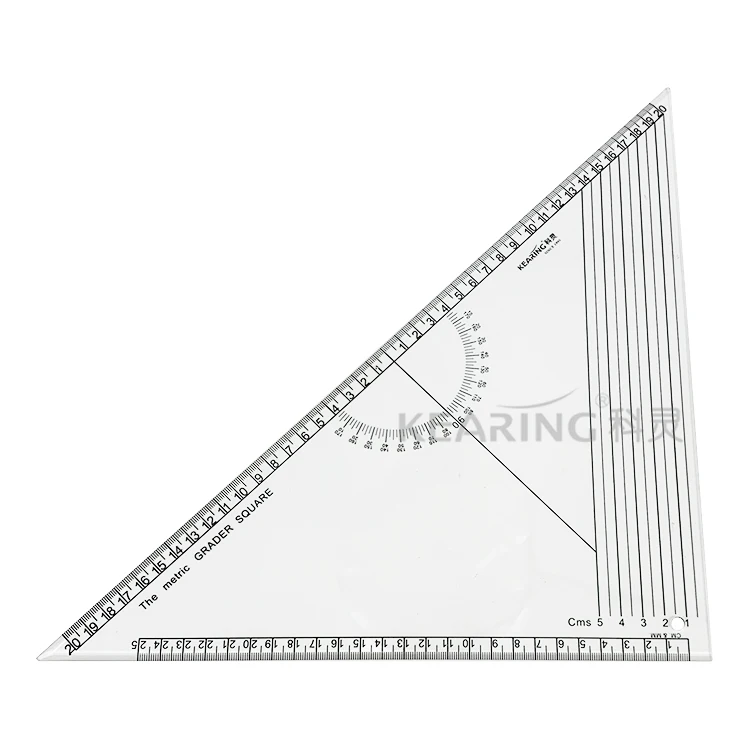 Kearing Metric Acrylic Graders Set Square For Tailors Sewing And Design ...