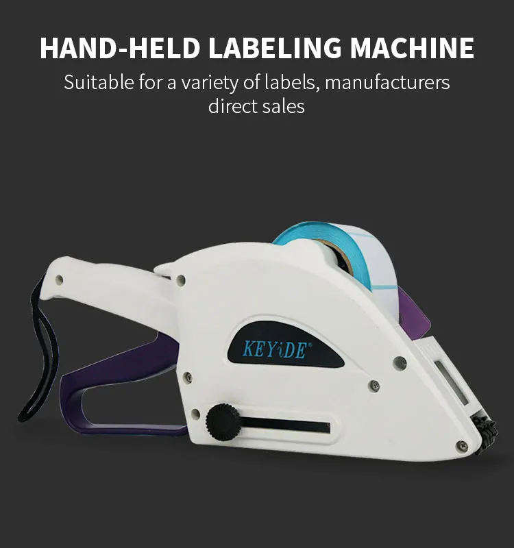 Manual Hand Held Label Applicator Labelling Machine Easy Operate - Buy ...