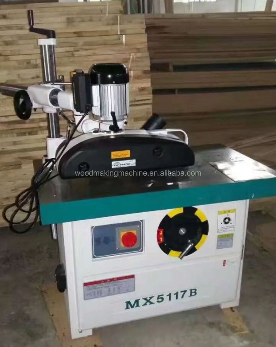Vertical single-axis woodworking milling machine with auto feeder ...