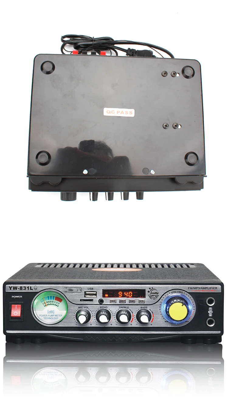 Stereo Karaoke Bar - Enjoy 2MIC Amplifiers DC12V AC110V/220V