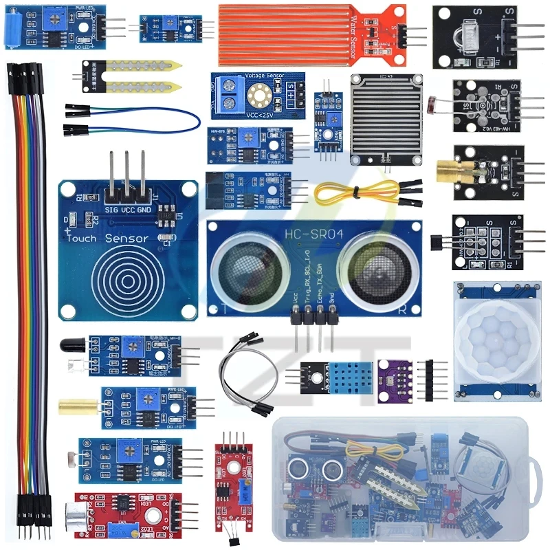 22-in-1 Sensor Module Kit for Robot Sensors Learning Starter