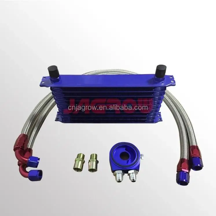 High Performance Aluminum 10 Row Oil Cooler Kit - Buy Oil Cooler Kit ...