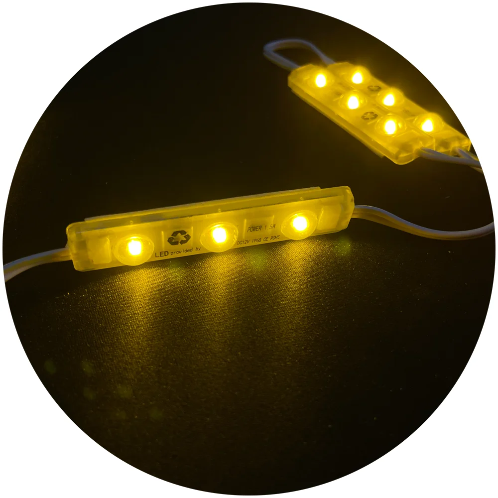 Advertising Signage 1.5w Waterproof IP65 IP 67 DC12V 160 Degree Lens ...