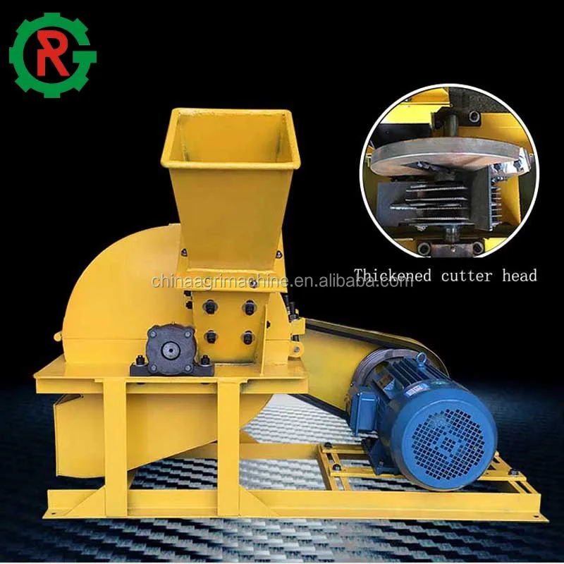 Efficient Wood Sawdust Making Chopping Machine - Automatic Wood Cutting ...