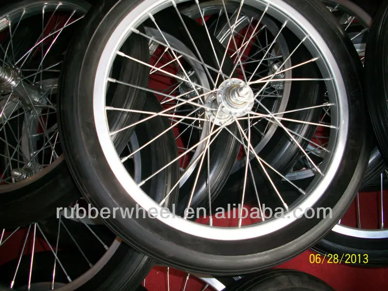 16 Inch Solid Tubeless Fat Bike Tires for Children