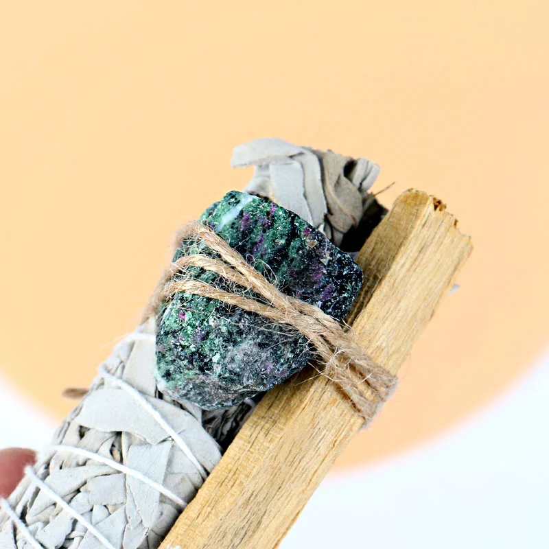 Shop High-Quality Crystal Stones with White Sage & Palo Santo