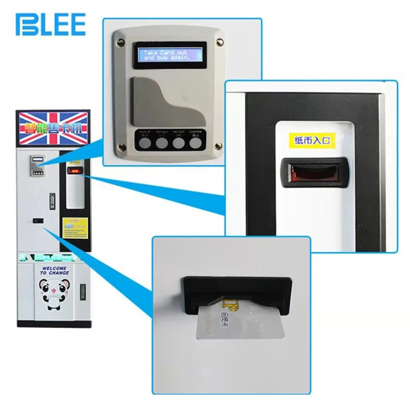 Blee 24hours Atm Card Vending Recharge Machine For Washer For Amusement ...