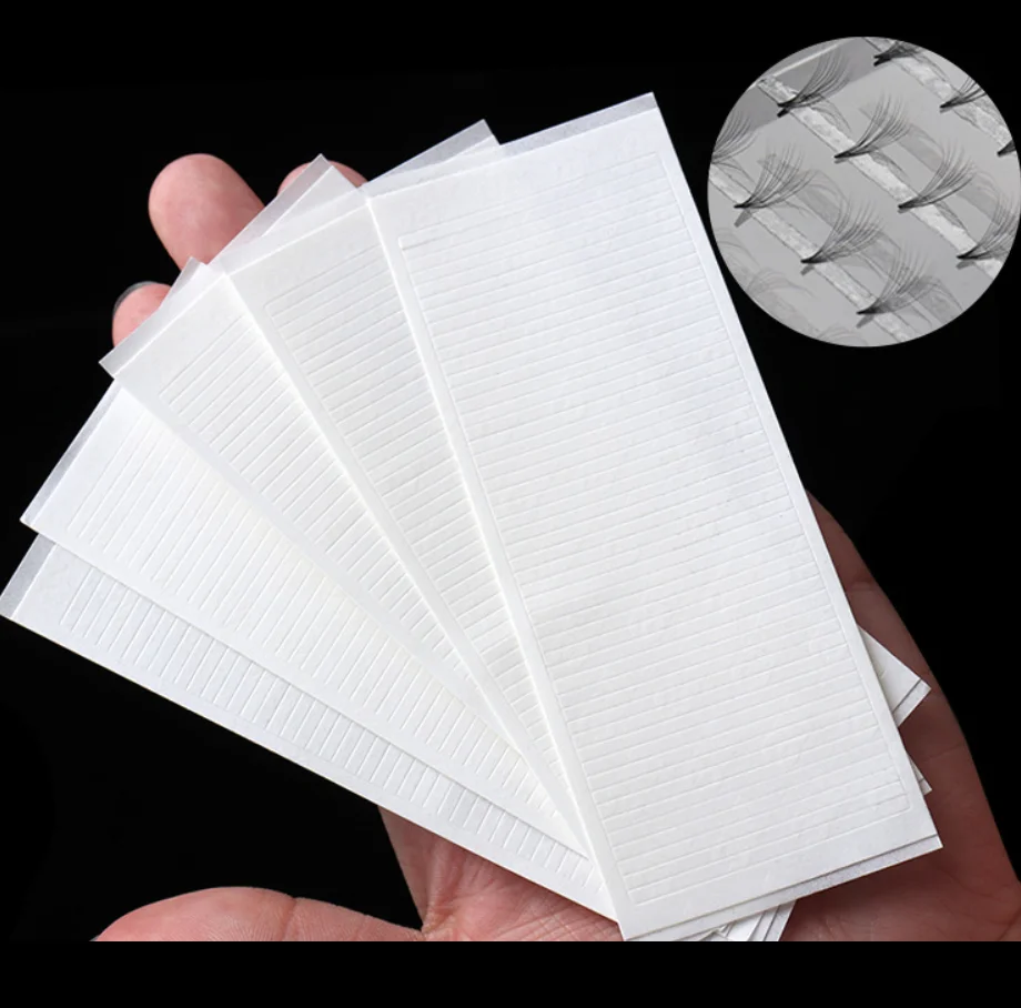 Disposable Lash Storage Adhesive Strips Tape Eyelash Extension Storage ...