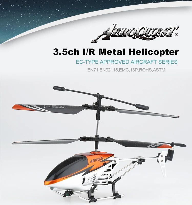 3.5-channel Remote Control Helicopter - Long Flight Time