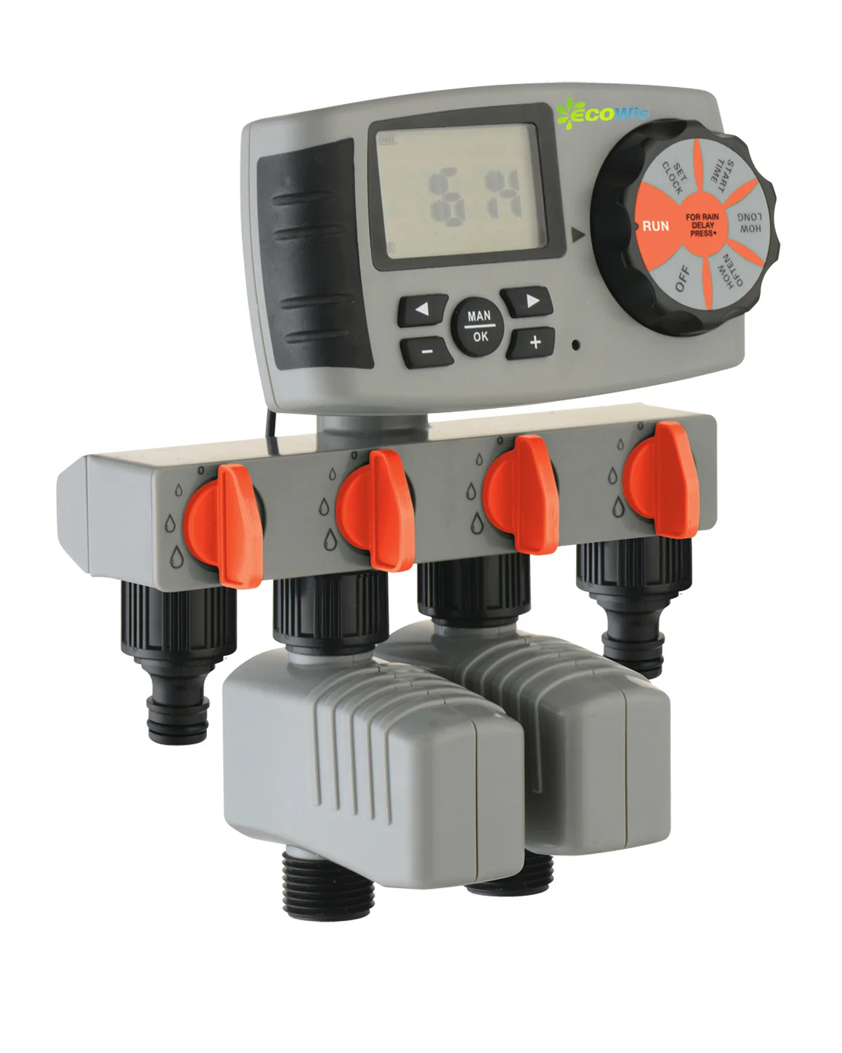 Smart Irrigation with Automatic 4-Zone Watering Timer