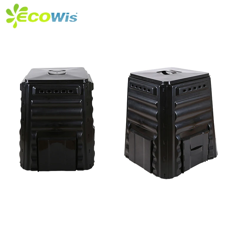 220L Organic Waste Bin Large Capacity Detachable Garden Plastic ...