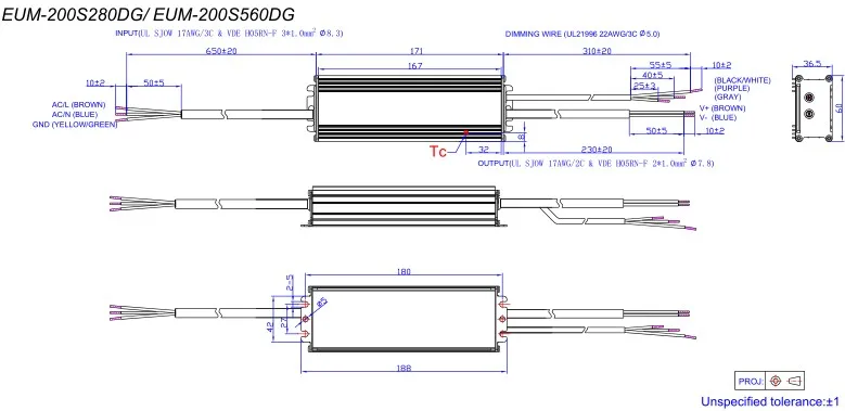 200W Inventronics EUM-200 LED Driver | Dimmable IP67 | Reliable 5-Year ...