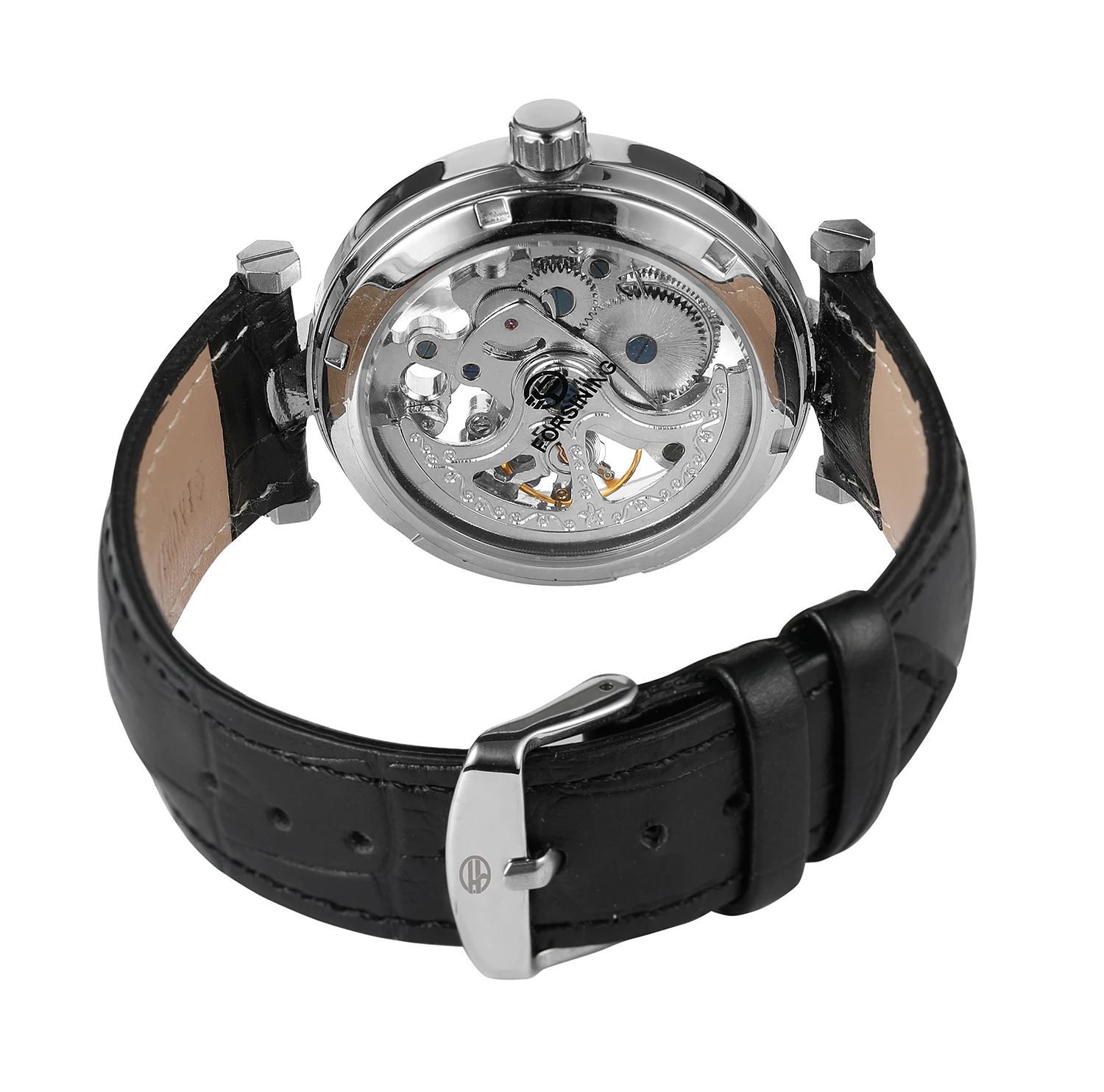 China Watch Factory Brand Forsining Reloj Klockor Transparent Genuine ...