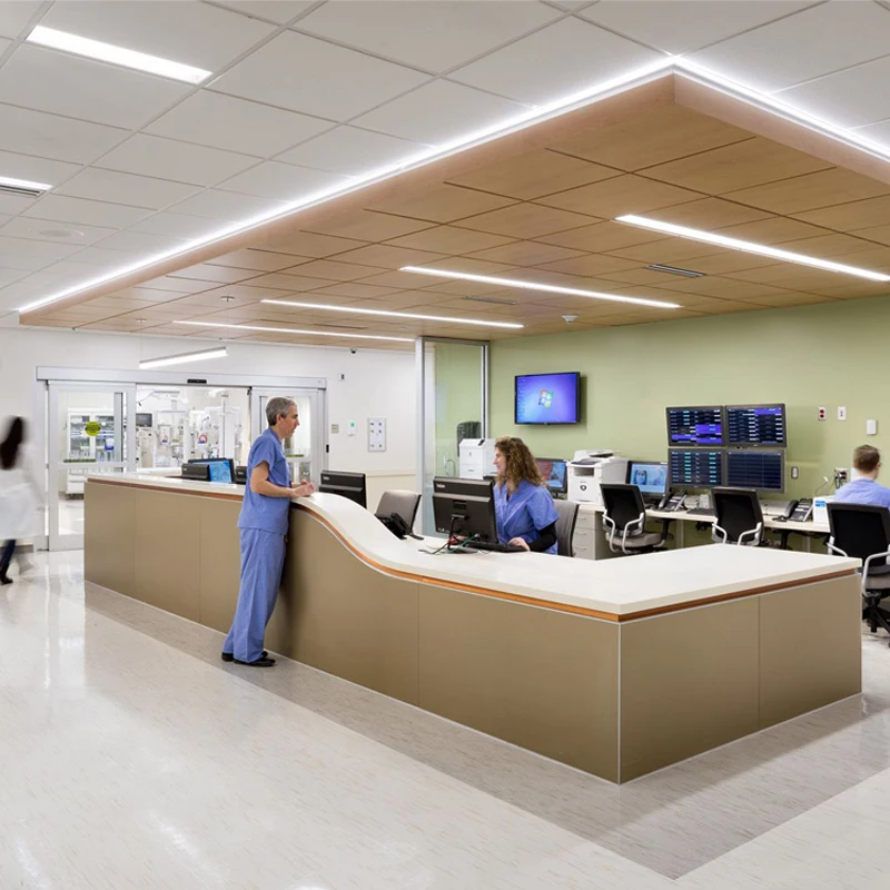 Functional Cabinet Medical Hospital Nurse Station Reception Counter ...