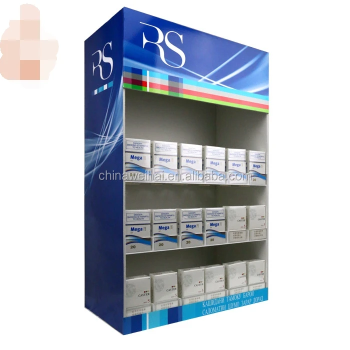 Acrylic Counter Cigarette Dispenser with 4N Pusher System