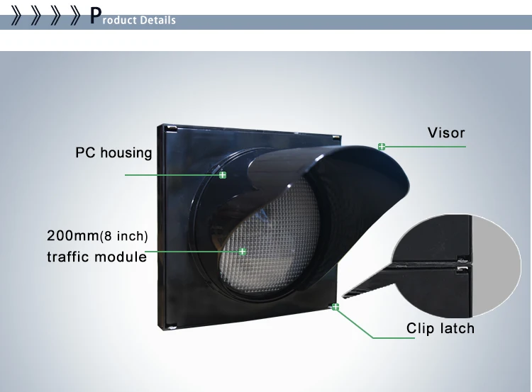 200mm One Aspect Led Traffic Signal Light| Alibaba.com