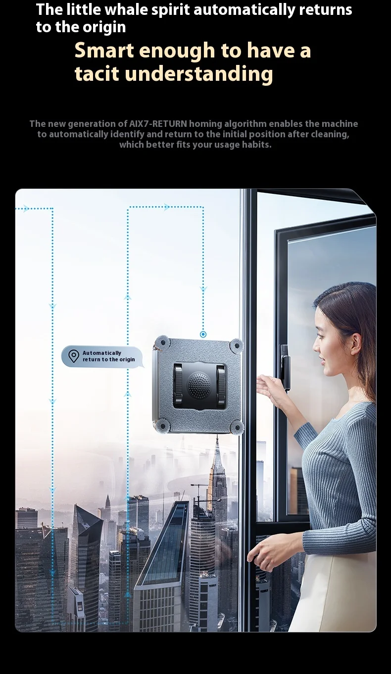 X7 Electric Window Cleaning Robot - High-Rise & Automatic