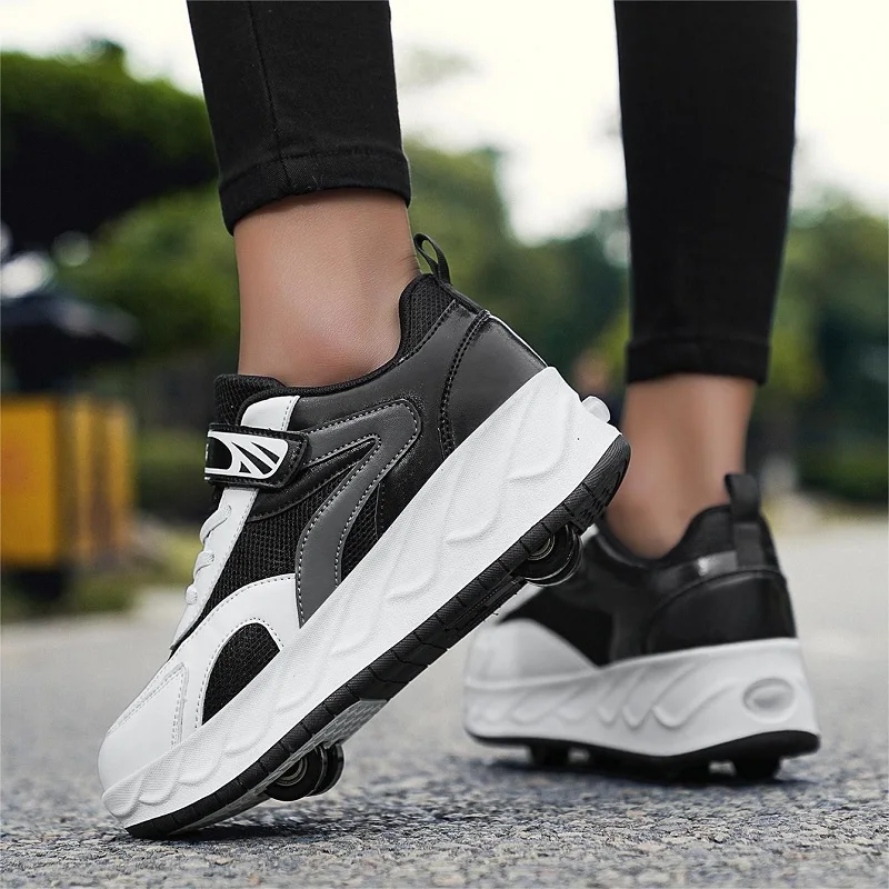 High Quality Kids Sport Shoes Kick Roller Skate Shoes Wholesale ...