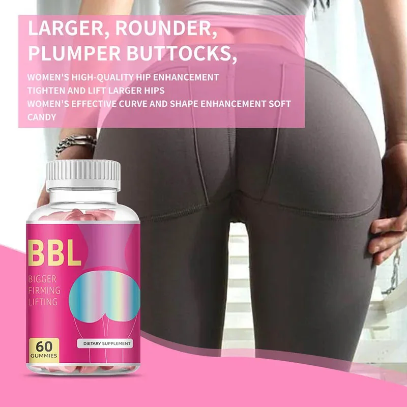 Oem Butt And Hip Enhancement Gummies For Women For Glute And Muscle ...