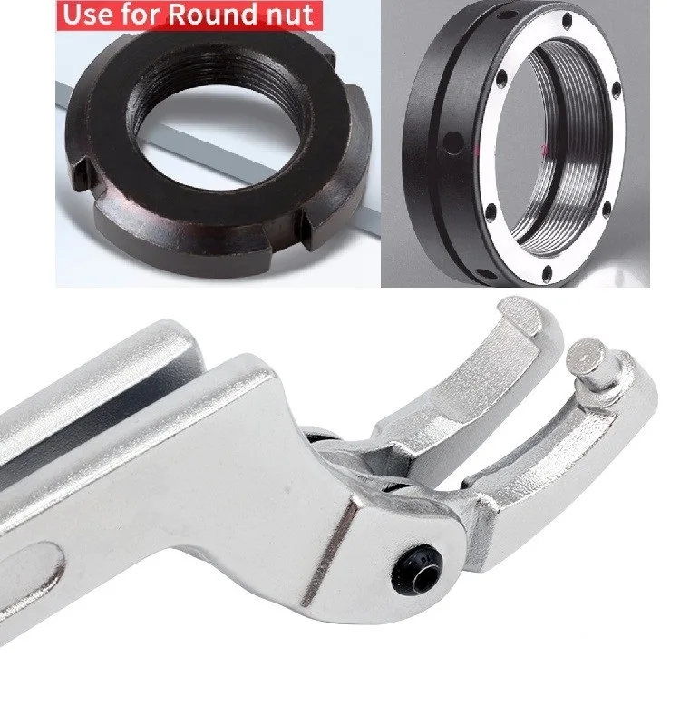 19-170mm Adjustable Hook Wrench - Max Torque Capacity 2000lb-ft