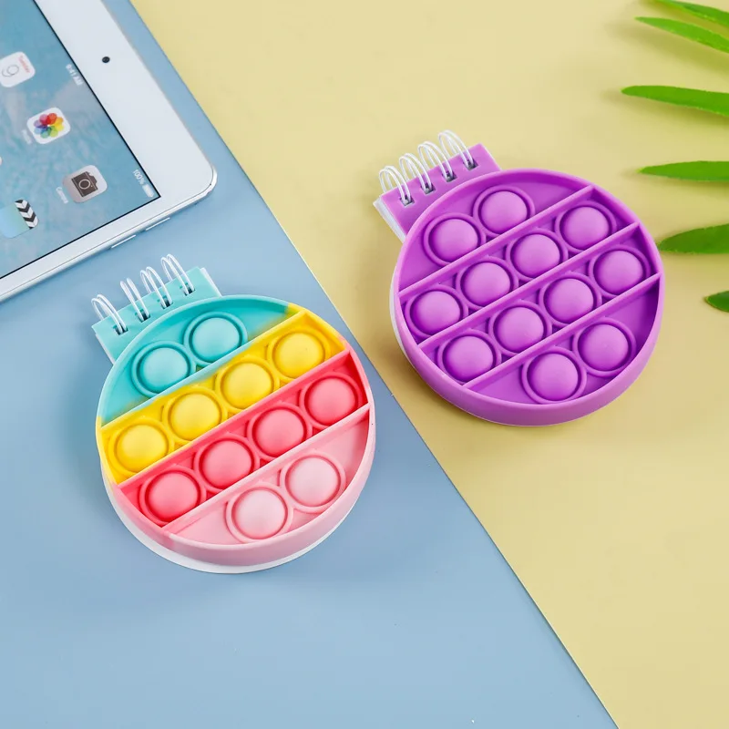 50 Sheets Mini Pop Fidget Sticky Notes Silicone Fingertips Push Bubbles ...