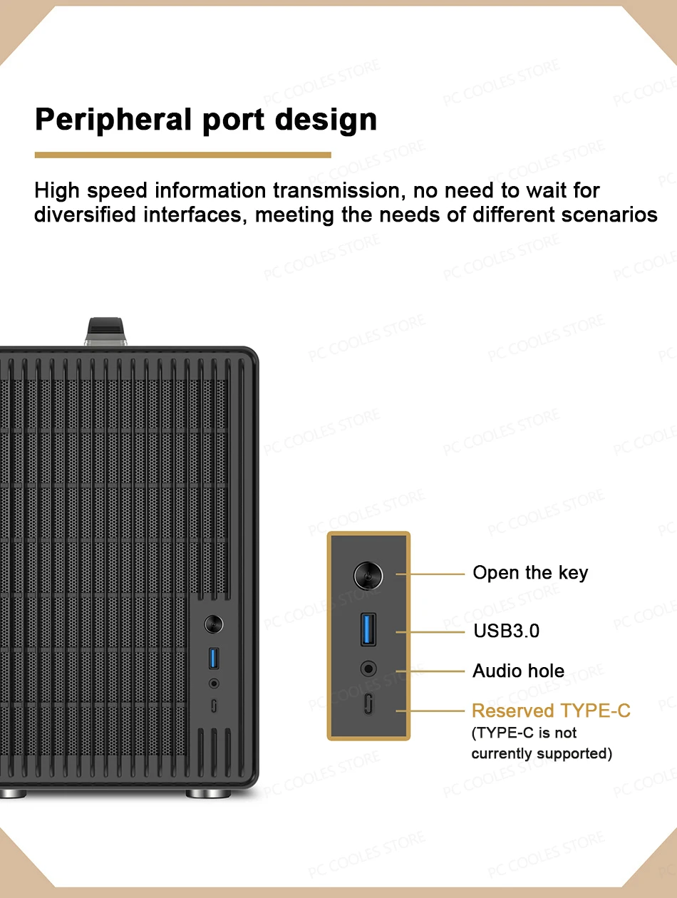Portable Mid Tower Computer Case Power Train P40 - Supports MicroATX ...
