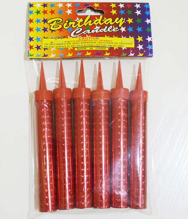 Cold Pyro 10cm 30sec Indoor Pyro Birthday Candle Fireworks - Buy ...