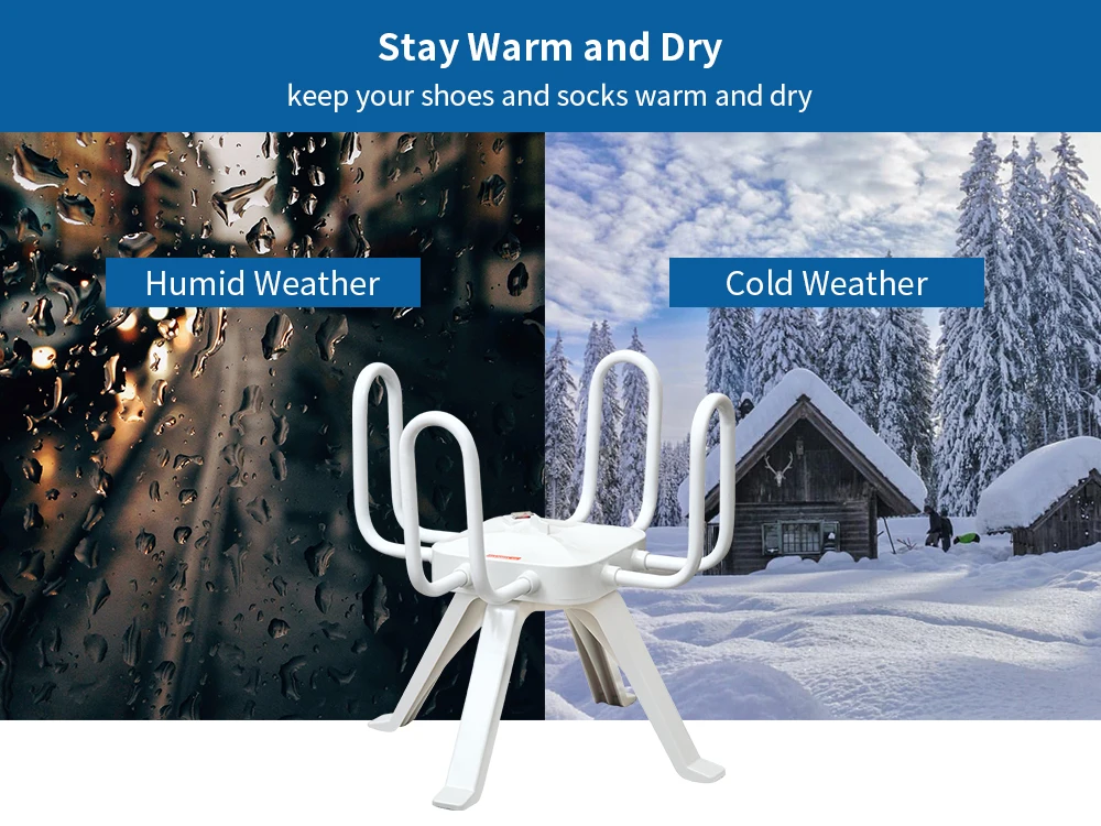 Boot Dryer Rack Free-standing Shoe Rack Heated Shoes Heater Shoes Dryer ...