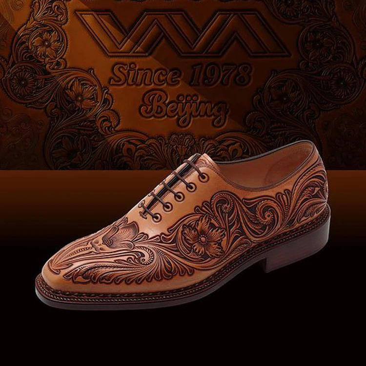 Handmade Tooled Leather Hey Due Western Style Hand Tooled Boots Carved ...
