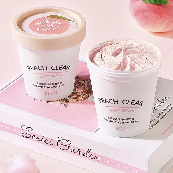 HEYXI Peach Body Scrub - Exfoliate & Nourish Skin